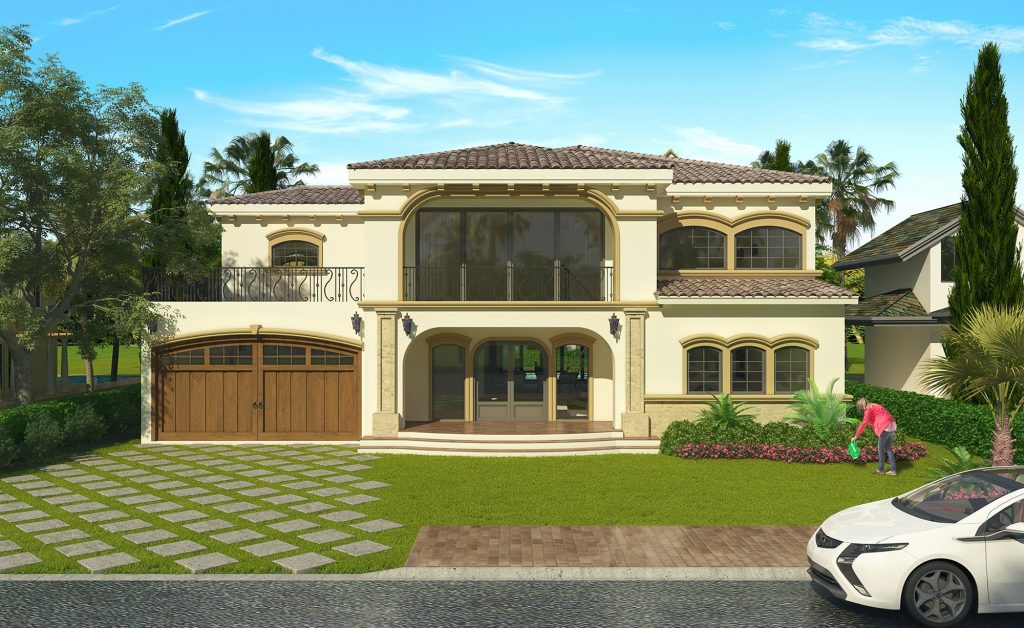 Updated Home Color 3D Rendering | Goldman 3D Renderings